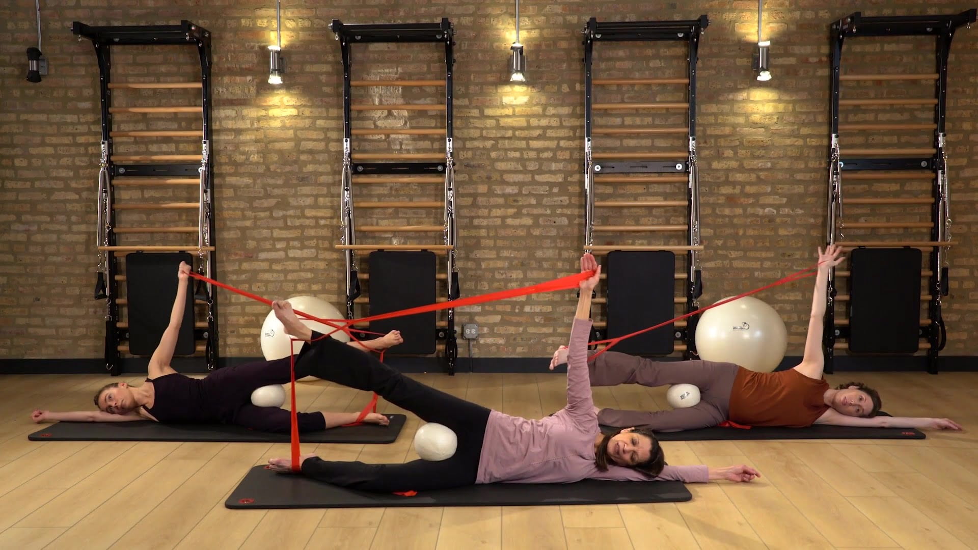 Side lying Exercise Sequence 2 - The Center For Women's Fitness